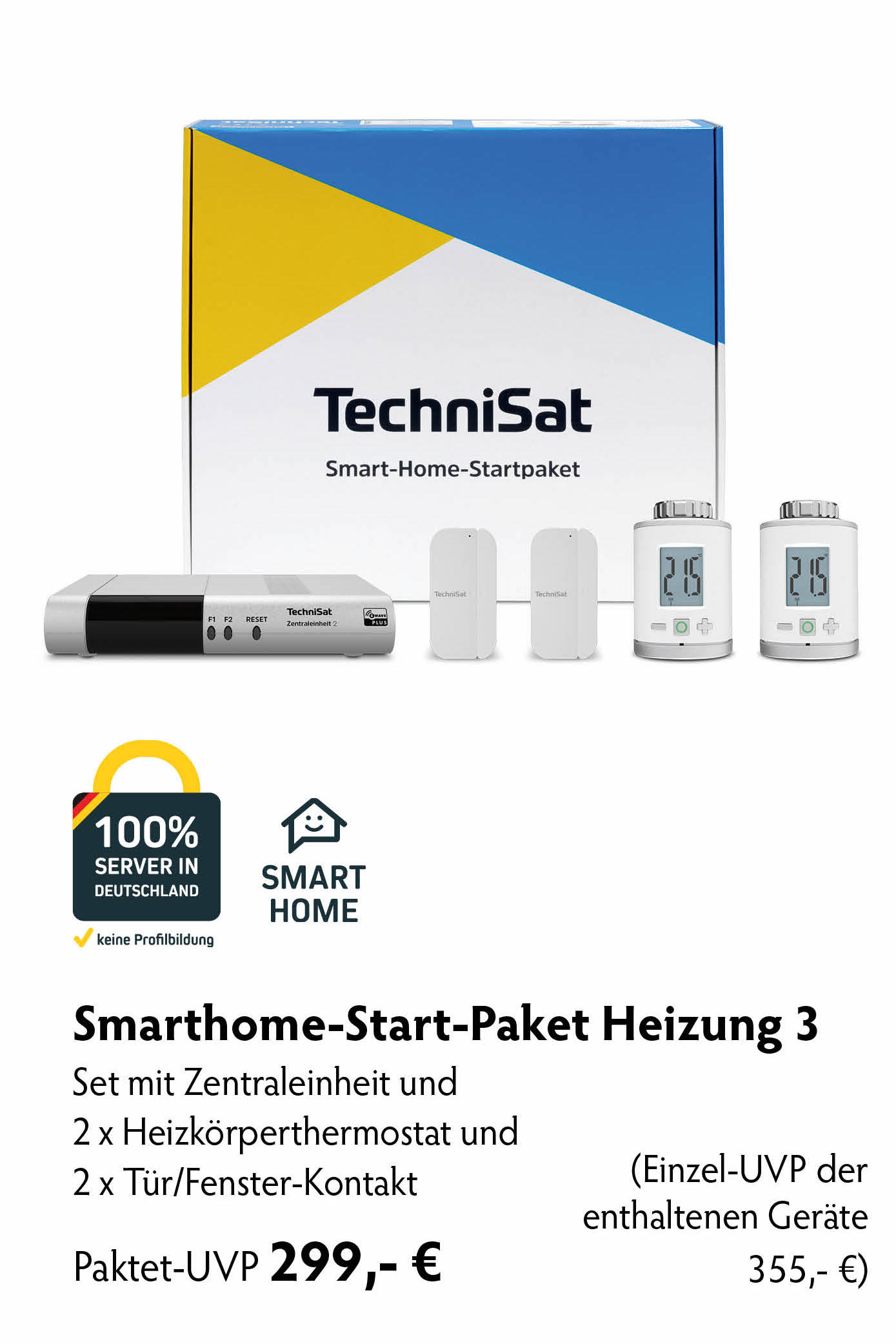 Übersicht TechniSat Smart-Home-Starterpakete Heizung - TechniSat Online Magazin